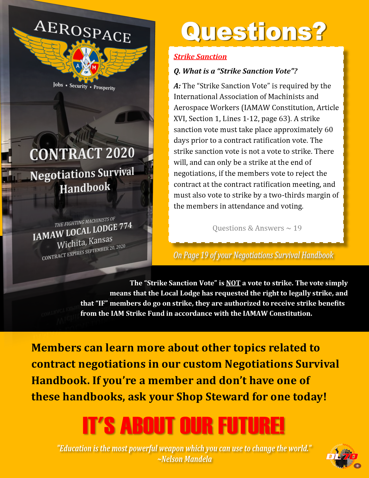 Strike Sanction Vote Explained – IAM Local Lodge 774