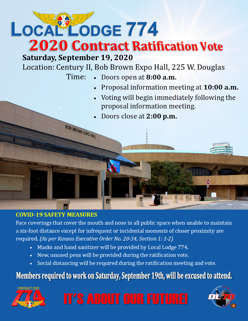 2020 Contract Ratification Vote Information – IAM Local Lodge 774