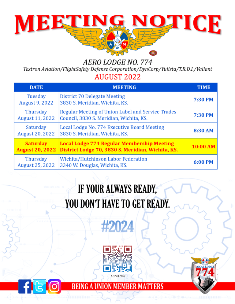 Officers – IAM Local Lodge 774