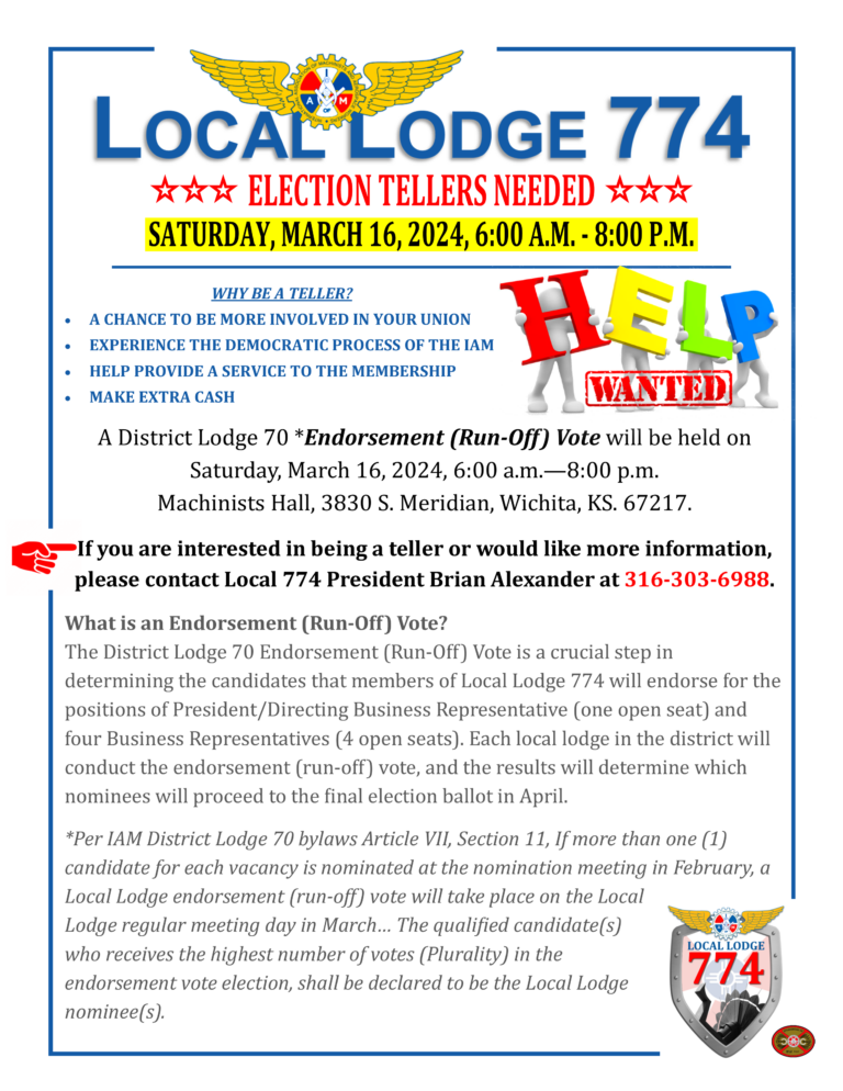 IAM Local Lodge 774 – Fighting Machinists