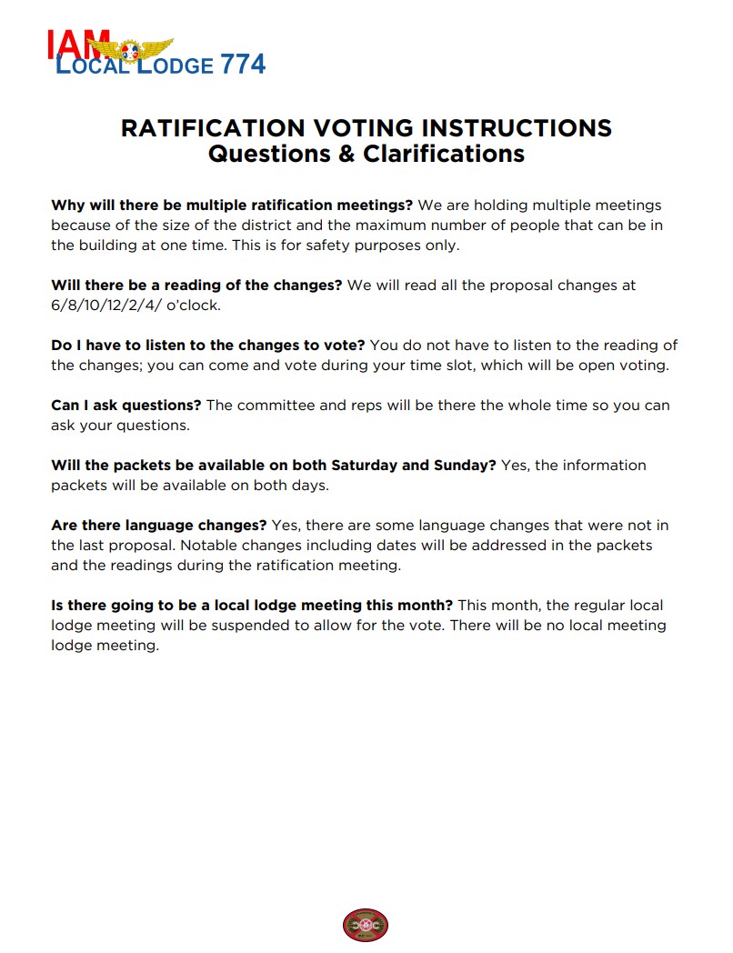 News – IAM Local Lodge 774